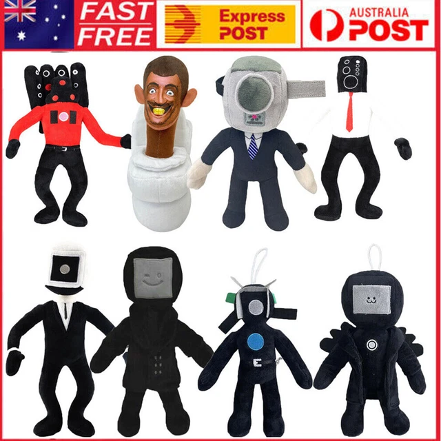 Skibidi Toilet Plush Toy Toiletman Cameraman Speakerman Funny Stuffed