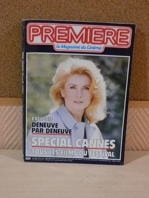 REVUE CINEMA-PREMIERE-CATHERINE DENEUVE-N° 110-Mai 1986 EUR 2,00 - PicClick FR