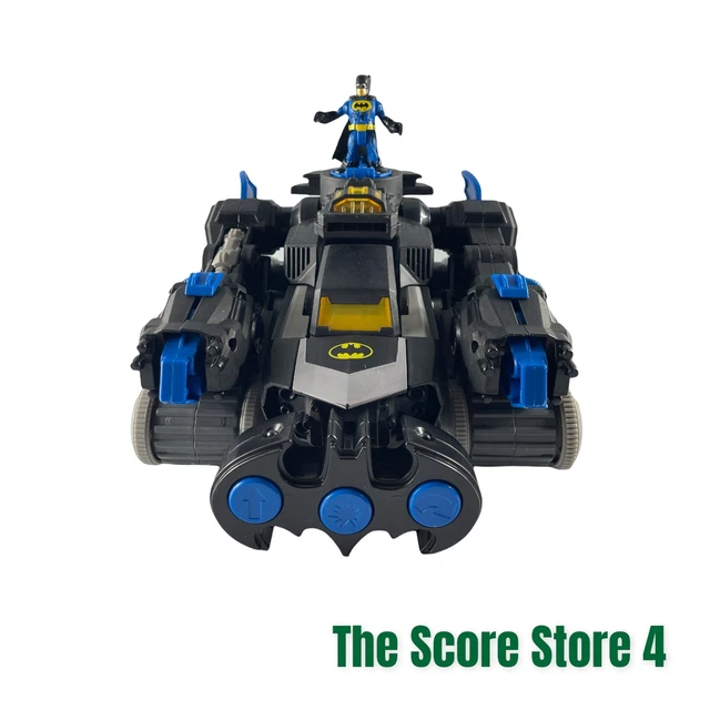 FISHER PRICE IMAGINEXT Batman Transforming BatBot Blue Robot w/Batman ...