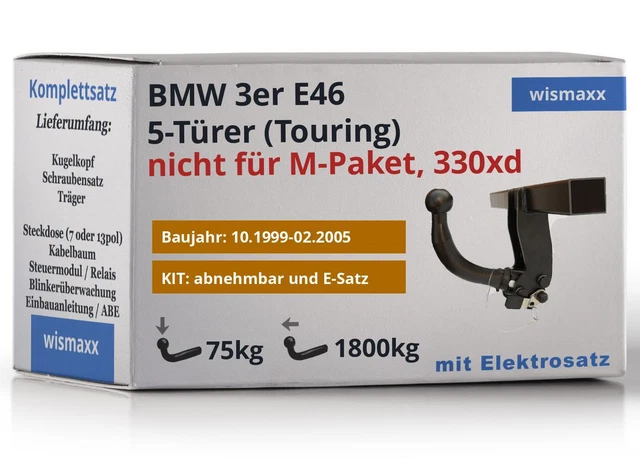Anhängerkupplung Für Bmw E46