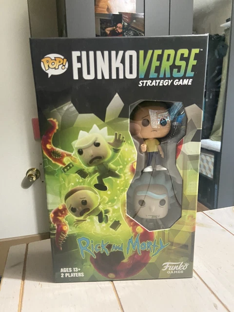 FUNKOVERSE RICK & Morty Strategy Game confezione da 2 #100 - completo ...