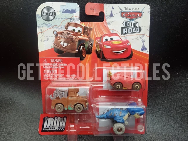 DISNEY PIXAR AUTOS Mini Racer T-Rex Cave Mcqueen Mater 3Er-Pack ...
