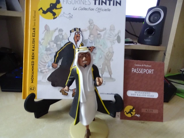 FIGURINE TINTIN COLLECTION officielle n°62 Mohammed Ben Kalish Ezab EUR ...