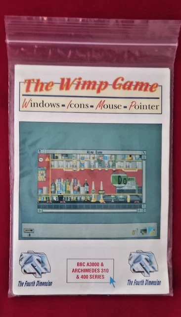 LE WIMP JEU pour Acorn Risc OS, 8.9cm Disque, Publié Par : The Fourth ...