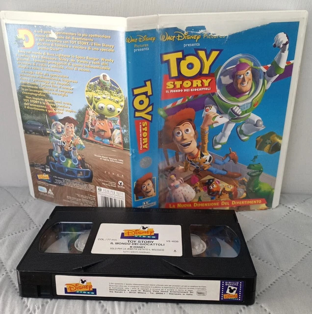 VHS WALT DISNEY Toy Story Il Mondo Dei Giocattoli videocassetta ...