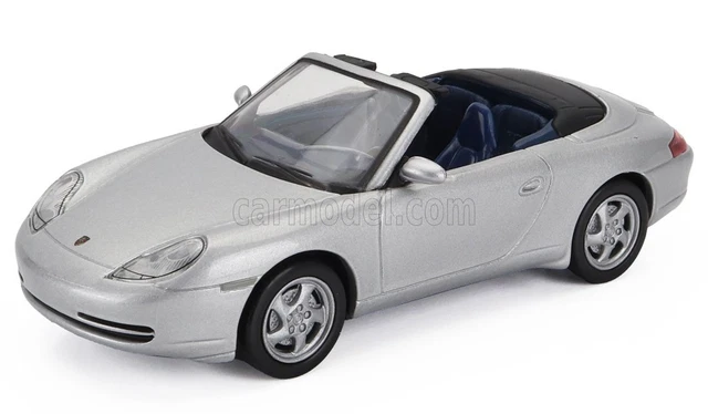 MODELLINO AUTO STATICO Diecast Porsche 911 996 Carrera Cabrio Spider ...