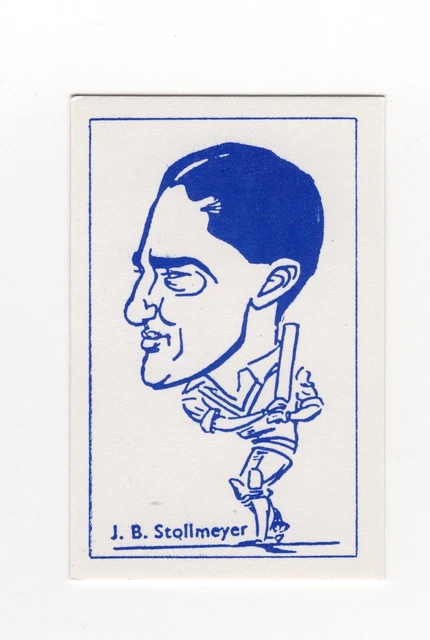 RARE CRICKETER CARICATURE. West Indies - Jeffrey Stollmeyer EUR 7,33 ...