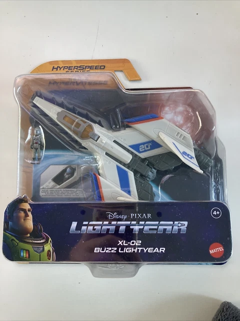 DISNEY PIXAR LIGHTYEAR Hyperspeed Series XL-02 Rocket Ship & Mini Buzz ...