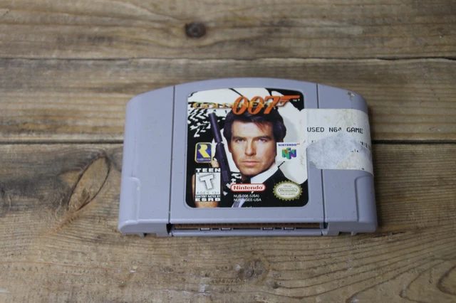 NINTENDO 64 GOLDENEYE 007 Game Cartridge - Sticker on Front Label ...
