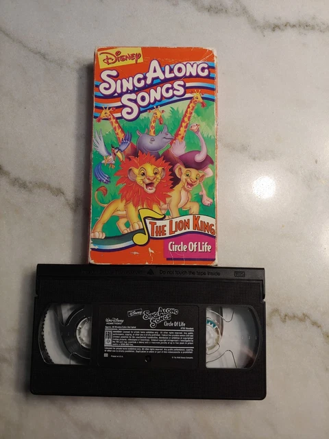 DISNEYS SING ALONG Songs - The Lion King: Circle of Life (VHS, 1994) $6 ...