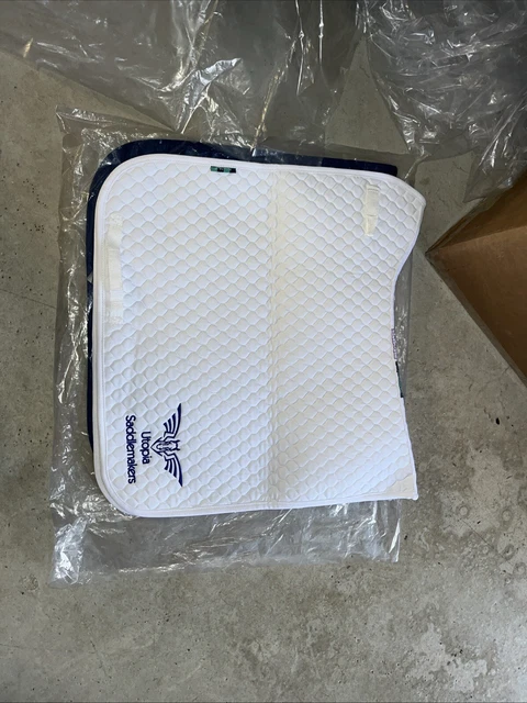 UTOPIA SADDLE CLOTH Brand New Dressage Large Numed White £16.32 ...