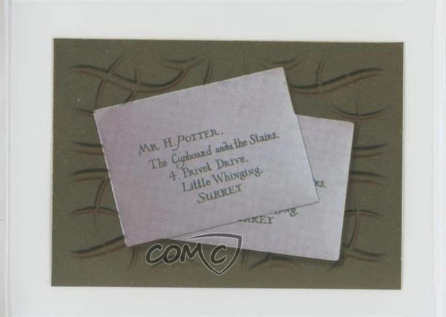 2001 HARRY POTTER and the Philosopher's Stone Album Stickers Dear Mr ...
