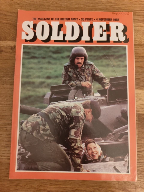 MAGAZINE - SOLDIER The Magazine Of The British Army 4 November 1985 £3. ...
