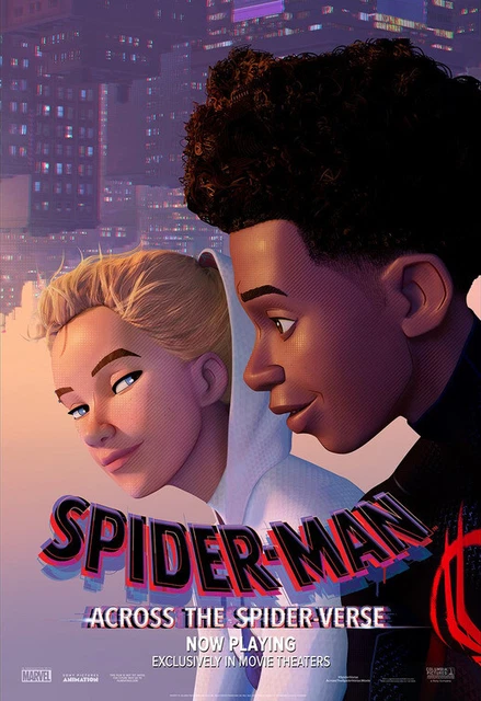 SPIDER-MAN: ACROSS THE Spider-Verse 2023 Movie Poster (n) 24 x 36" Gwen ...