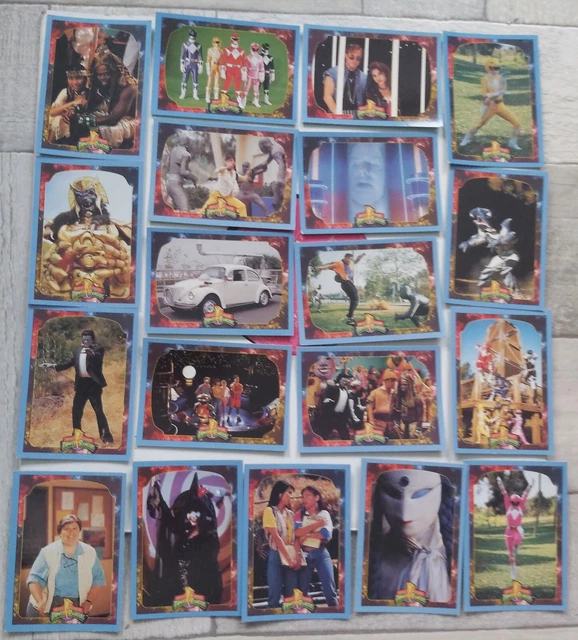19 CARTES POWER Rangers Word Puzzle, série 2 ,1994 EUR 8,00 - PicClick FR