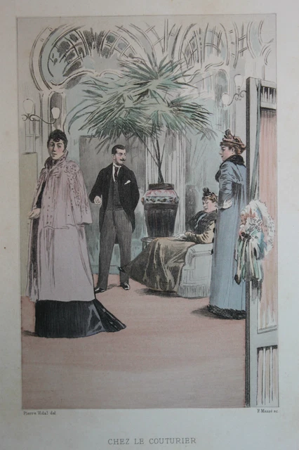 EAU-FORTE AQUARELLE POCHOIR La Femme à Paris Pierre Vidal Fred. Massé ...