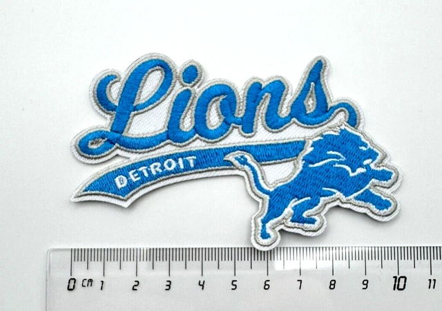 DETROIT LIONS NFL Football Team Logo Iron On Patch Patch £6.22 ...