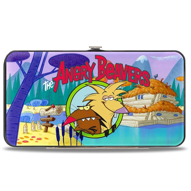 HINGED WALLET THE ANGRY BEAVERS Pose/Dam House EUR 26,60 - PicClick IT