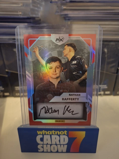 PANINI 2026 PDC World Championship Darts Nathan Rafferty Auto Autograph ...