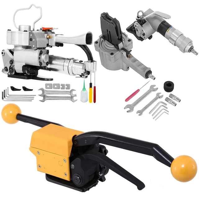 VEVOR STRAPPING TOOL Hand-held/Pneumatic Cutting Strapper Machine ...