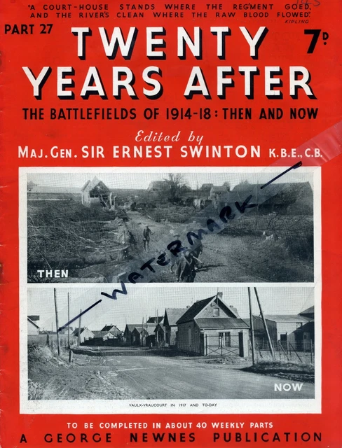 1917 WW1 20 years after MAGAZINE ARTICLE from 1938 Messines, Duke of ...