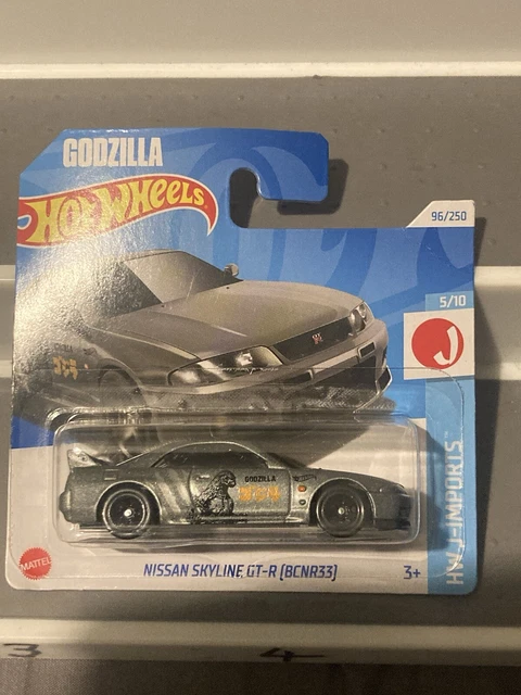 HOT WHEELS NISSAN Skyline GT-R R33 - HW J-Imports 2024 Grey Godzilla ...