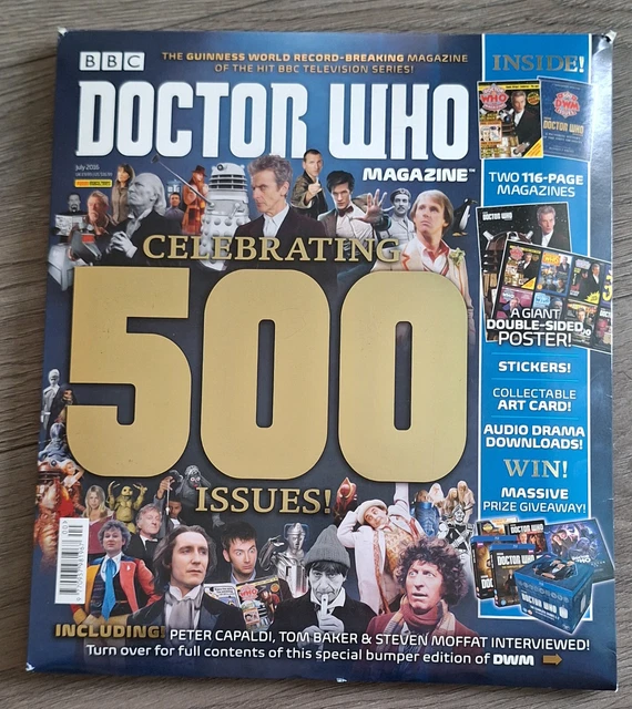 DOCTOR WHO MAGAZINE issue 500 DWM Panini includes ALL CONTENT EUR 5,82 ...