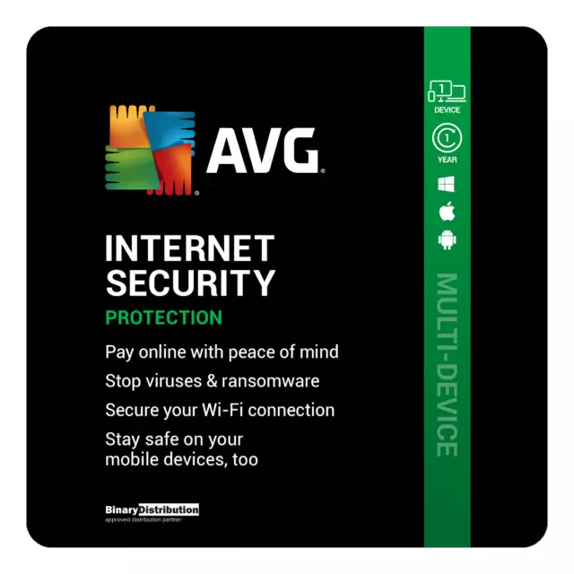 AVG INTERNET SECURITY 2024 - 1 Device - 1 Year [Download] EUR 7,23 ...