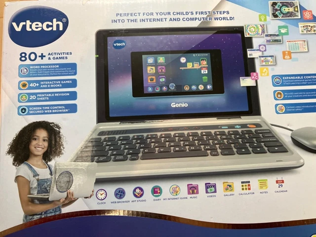 VTECH GENIO MY First Laptop, Silver, Educational Laptop for Kids with ...