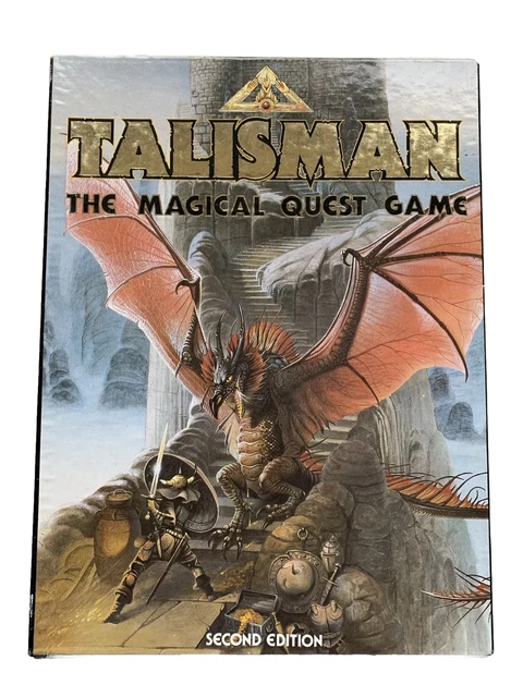 TALISMAN MAGICAL QUEST Vintage Rare RPG Board Game Second 2nd edition ...