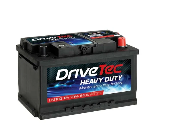DRIVETEC BATTERY DM100 12V 70Ah 640A B13 B14 For Audi 200 2.1 Turbo ...