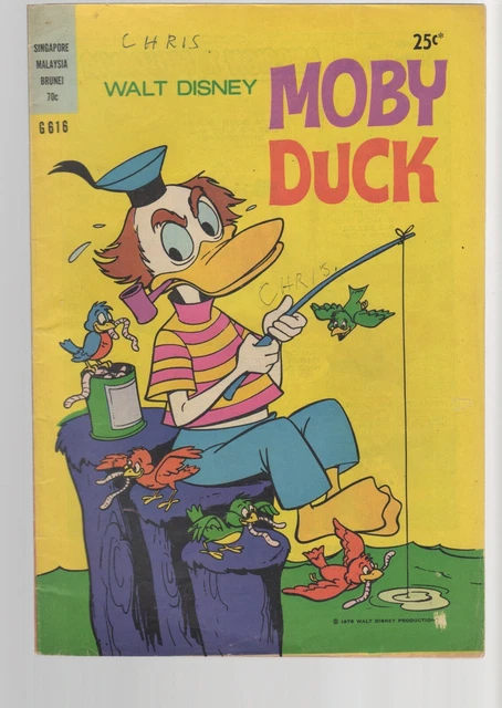 WALT DISNEY MOBY Duck G616 (1976) Australian Series / W G Publications ...