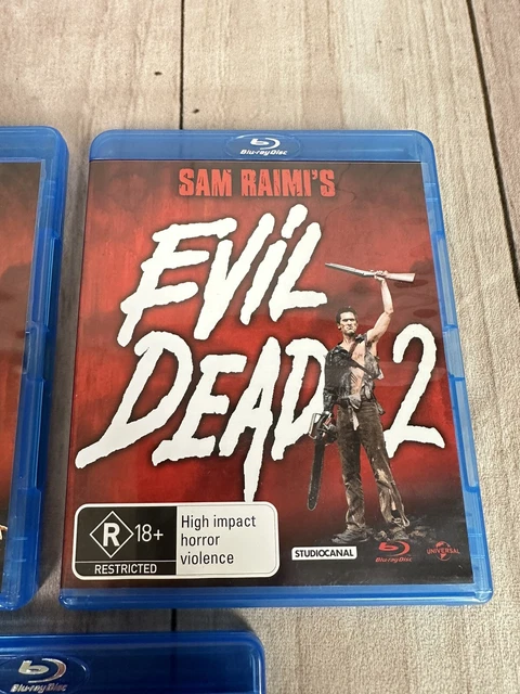 EVIL DEAD TRILOGY 1 2 & Army of Darkness 20th Anniversary Blu Ray ...