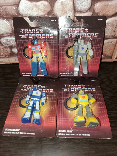 TRANSFORMERS OPTIMUS PRIME Megatron Soundwave Bumblebee miniature set ...