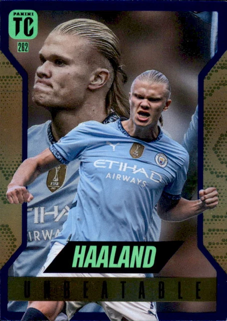 PANINI TOP CLASS Football 2025 Card 262 Erling Haaland Unbeatable ...