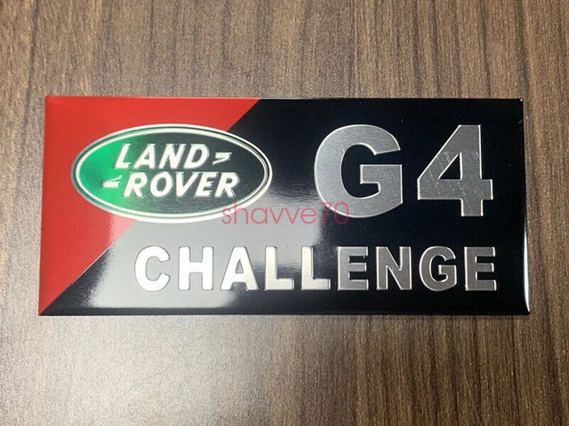 LAND ROVER G4 Challenge Metal 3D Badge Turbo Emblem Discovery Sport ...