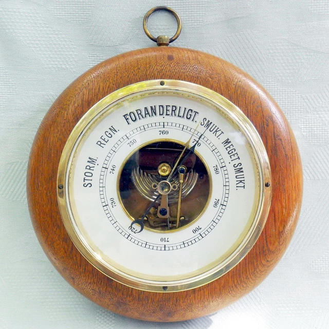 URALTES, GROSSES BAROMETER von Lufft Made in Germany mit dänischer ...