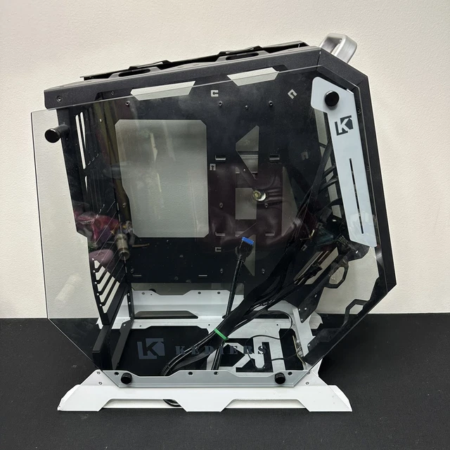 KEDIERS PC CASE - ATX Tower Tempered Glass Gaming Computer Open Frame ...