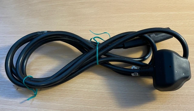 POWER CORD UK Plug to IEC Cable (PC Mains Kettle Lead) C13 2m Leoni S £ ...