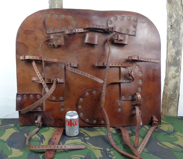 HUGE WW2 LEATHER British Army ENGINEER'S PACK MULE SIDE PANEL for ...