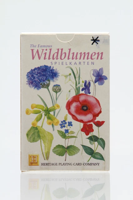 SPIELKARTEN WILDBLUMEN THE Famous von Heritage Playing Card Company EUR ...