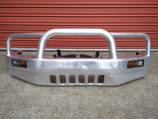 GENUINE NISSAN NAVARA D22 Bullbar Alloy Bull Bar 2Wd & 4Wd - With ...