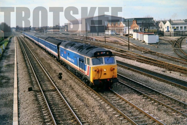 35MM SLIDE BR British Railways Diesel Loco Class 50 50026 West Ealing ...