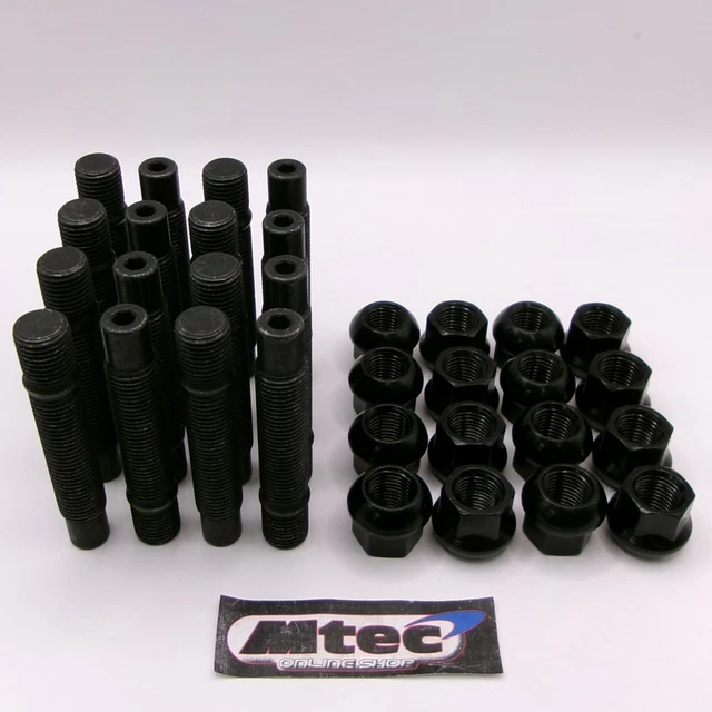 VW CLASSIC BEETLE 4 Stud Conversion Wheel Studs & Radius Nuts 68mm ...