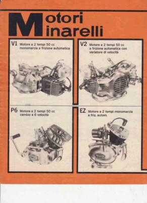 ADVERTISING PUBBLICITÀ-MOTORE MINARELLI MOD 1969-RICAMBI MOTO-OLD ...