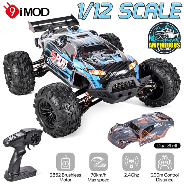 RC 4CH AMPHIBIOUS 1/12 70KM/h High Speed 2.4G Brushless Off-Road Car ...