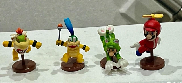 FURUTA SUPER MARIO Choco Egg Figures Lemmy Koopa, Bowser Jnr Cat Luigi ...