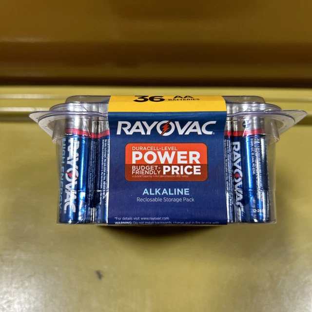 BATERÍAS ALCALINAS RAYOVAC 815-36PPK AA - 36 unidades EUR 28,17 ...