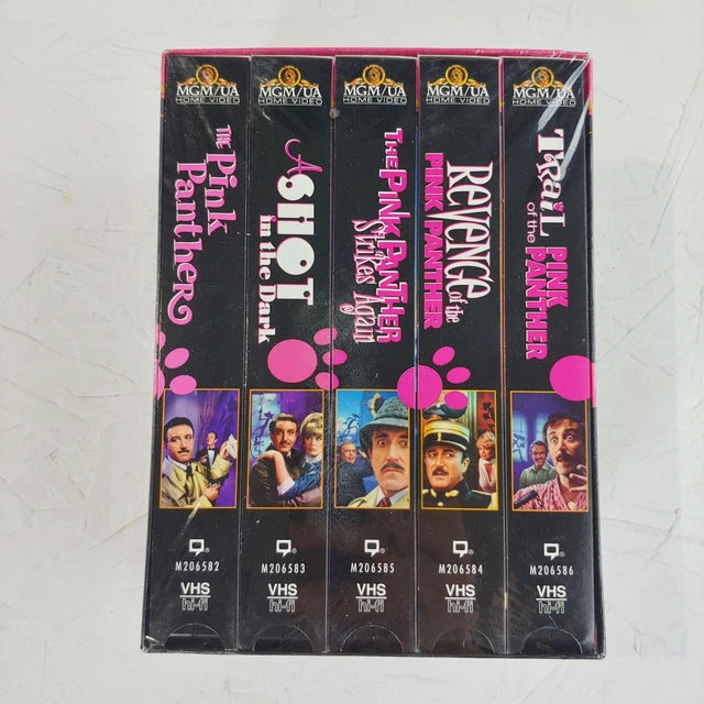 THE PINK PANTHER Movie Collection 5 VHS Set 1997( Sealed) $49.99 ...