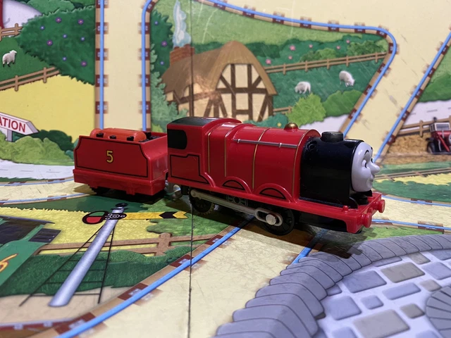 THOMAS THE TANK engine trackmaster trains Ultra Rare Real Steam James £ ...